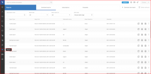 Reports menu – FMS documentation