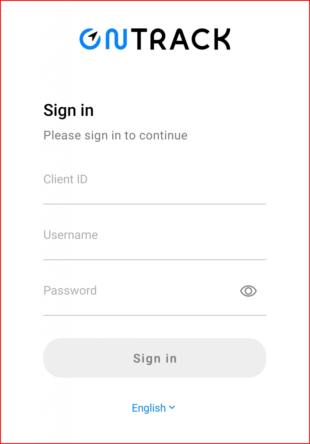 OnTrack Go app – FMS documentation