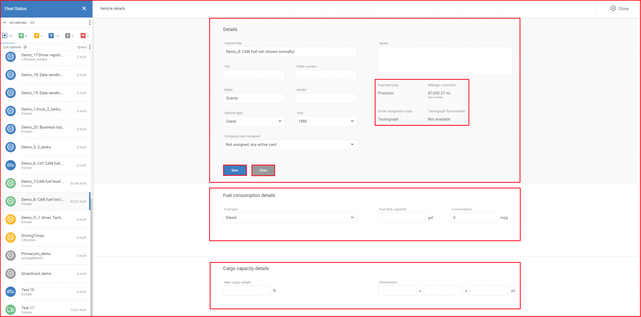 Summary overview – FMS documentation