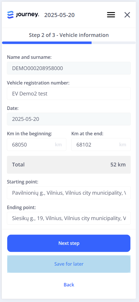 Logbook solution – FMS documentation
